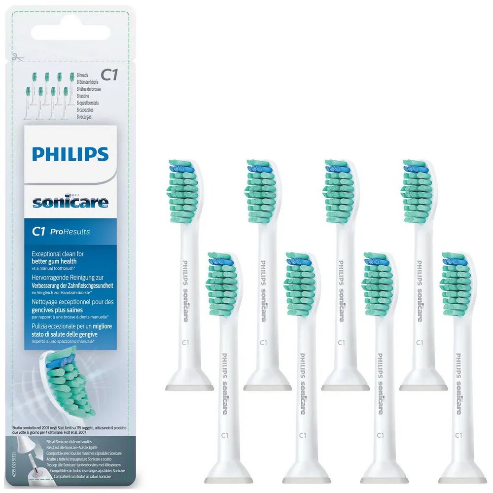 Насадка для звуковой зубной щетки Philips Sonicare ProResults HX6018/07