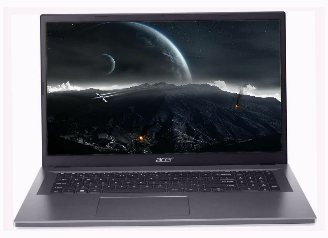 Ноутбук Acer Intel N-Series 3,1ГГц 4 ядер. 17' 1920x1080 Intel UHD Graphics Xe 24EUs Windows 11 Pro Русская раскладка