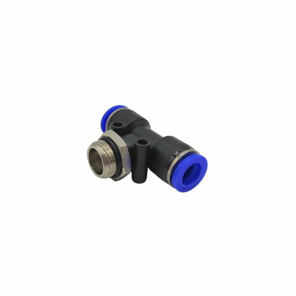 Фитинг-тройник Контактная Механика G3/8, трубка 10 мм KZPB10-03G