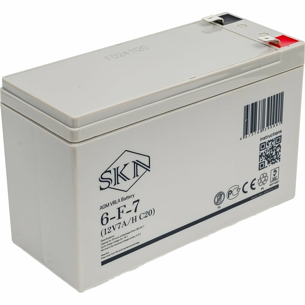 Аккумуляторная батарея 6-F-7 (12V7A/H C20) SKN 0000014