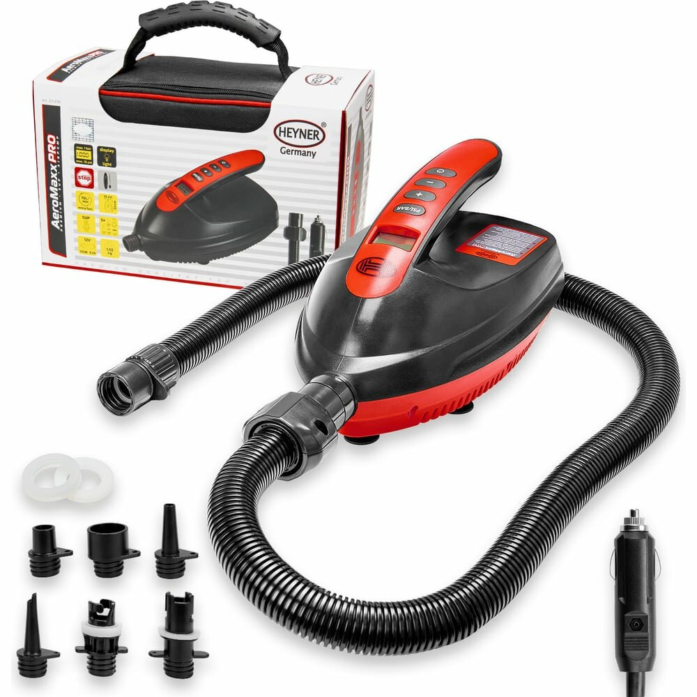 Воздушный насос Heyner SUP премиум с Автостоп 70 л/мин 12 В 110W 1,1 bar. 211250