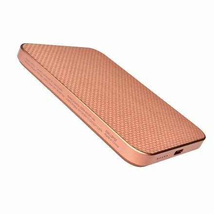 Магнитный Powerbank Keephone Brendy Woven (Norra) 5000mAh, оранжевый