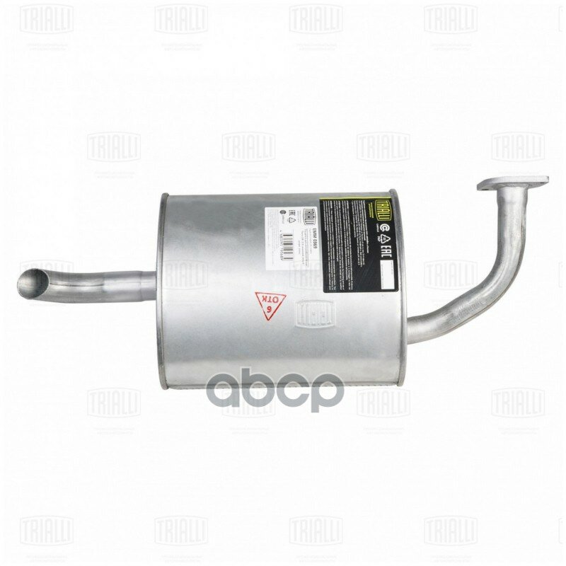 Глушитель для а/м Nissan Teana (08-) 2.5i осн. левый (алюм. сталь) (EMM 0369) Trialli арт. EMM0369