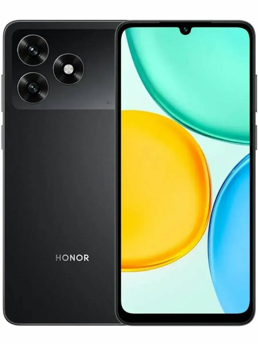 Honor Смартфон HONOR X5d Plus Ростест (EAC) 4/256 ГБ, Nano-SIM, черный