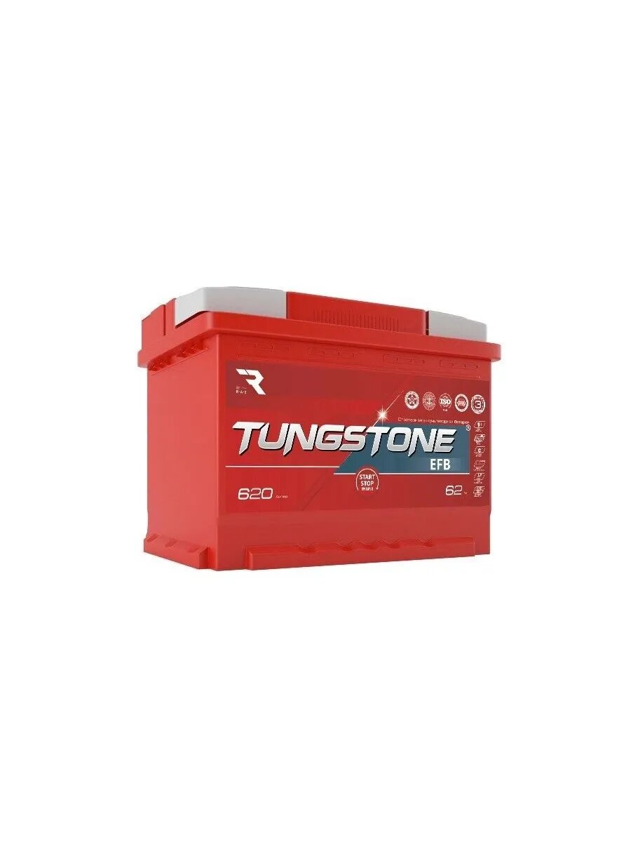 Аккумулятор TUNGSTONE EFB62L 12V 62Ач прям. пол.