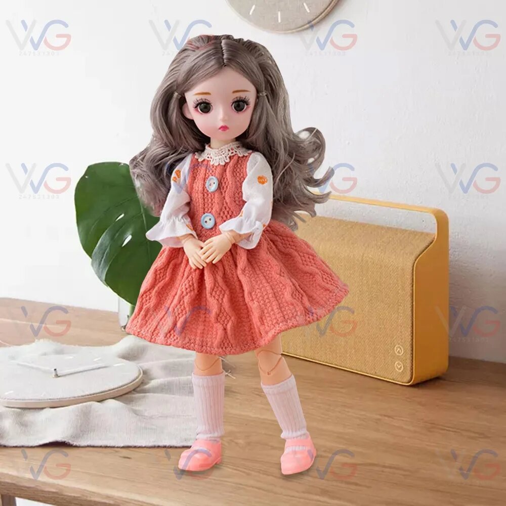 Кукла BJD 1/6, 30 см, с одеждой, обувью, макияжем, подвижные суставы, 12 точек артикуляции, для детей от 4 лет, подарочный набор