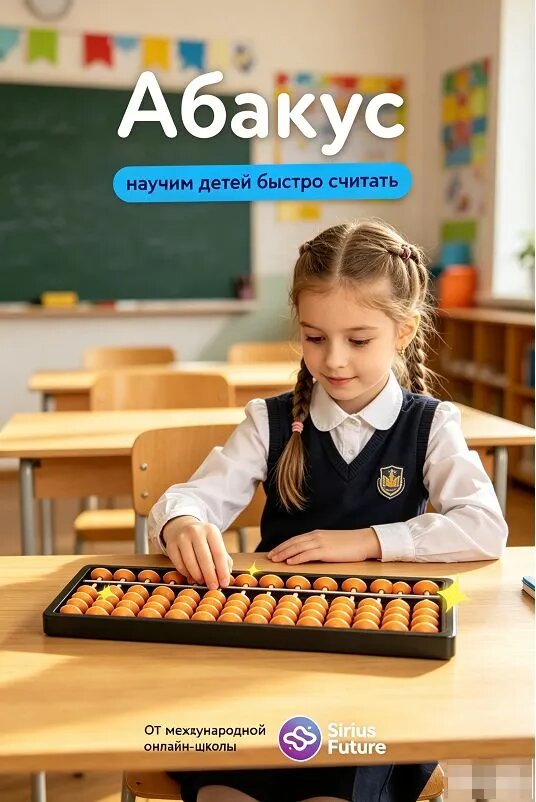 15-разрядные счеты Абакус Соробан для занятий ментальной арифметикой