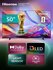 Телевизор 50 дюймов Hisense 50E7S (2026) Смарт ТВ 4К