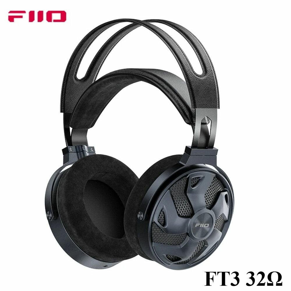 FiiO FT3 Наушники HIFI Hi-Res Audio 60 Мм Динамическая Проводная Гарнитура 32 Ом С Разъемом 3,5 Мм 4,4 Мм 6,35 Мм
