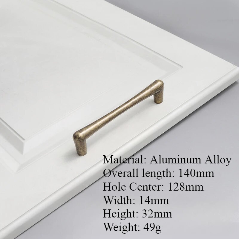 MARUAT Ручки для шкафов из алюминия Antique brass 128A
