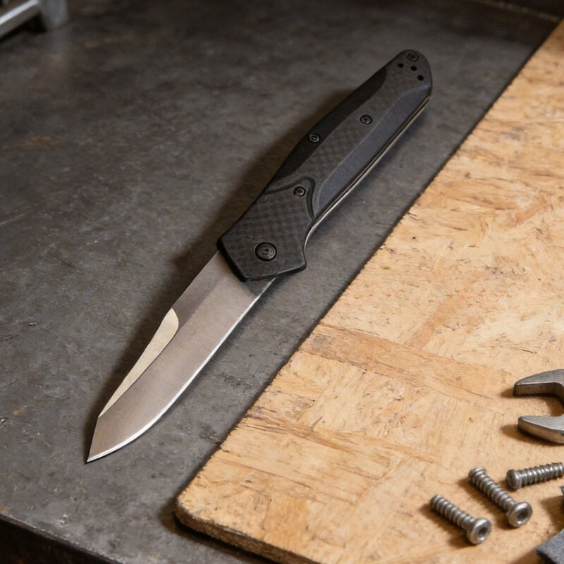Benchmade940 Компактный складной нож с рукоятью из углеродного волокна, лезвие высокой твердости, универсальный для домашнего использования и отдыха на природе