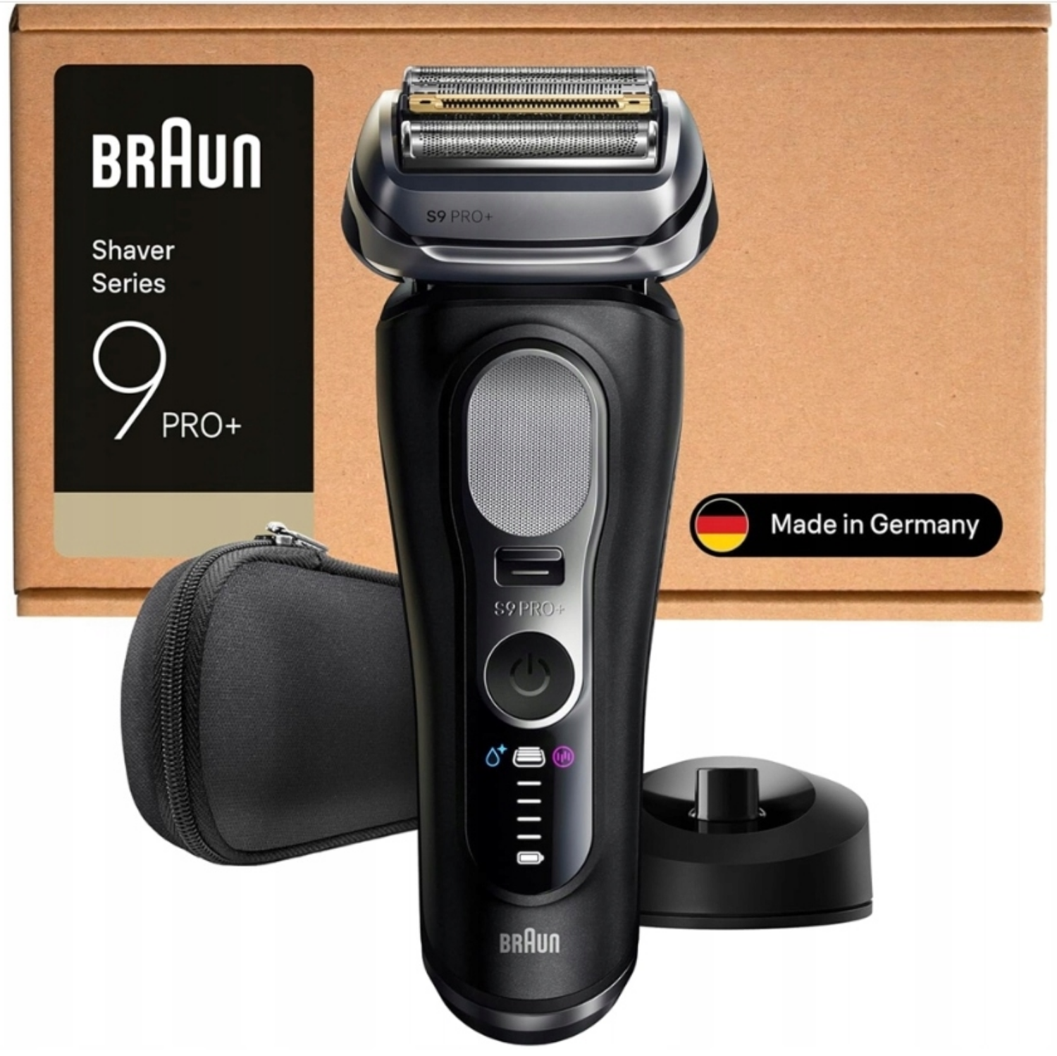 Электробритва Braun Series 9 PRO+ 9610SI, сеточная, автономная, с индикацией