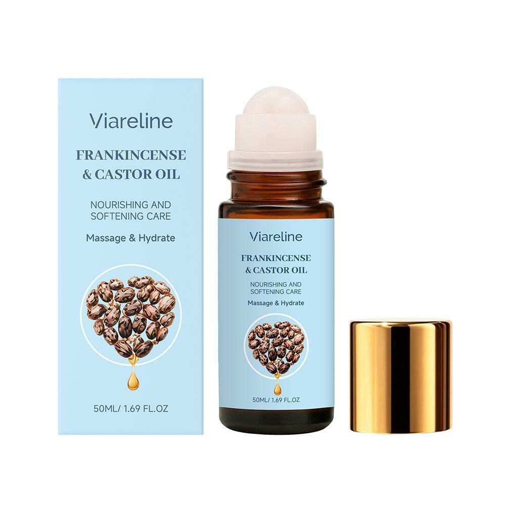 Касторовое масло с роликовым аппликатором для лица 50ml