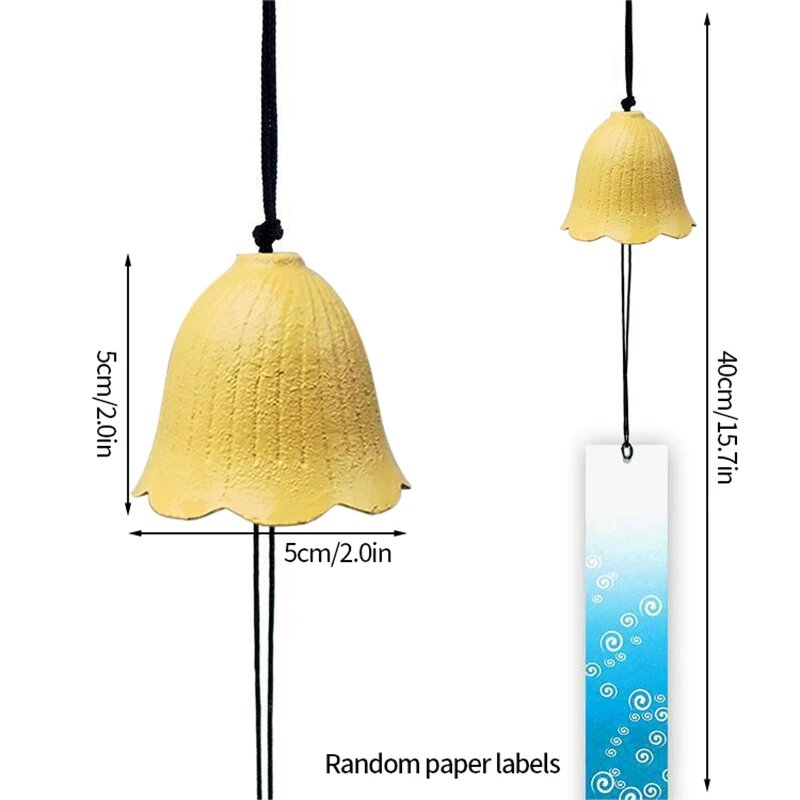 Чугунные колокольчики для дома и сада Голубой, S10 Wind Chimes