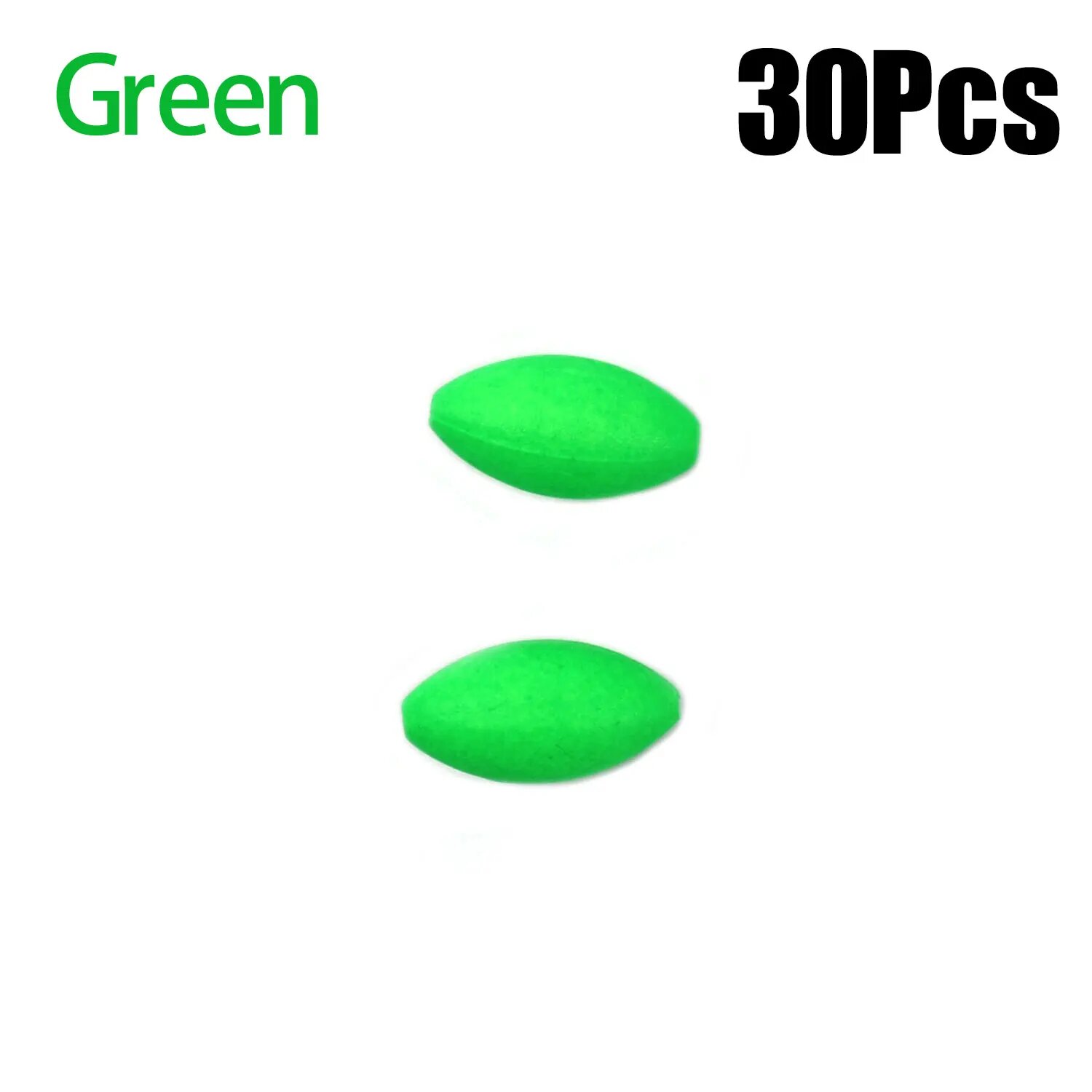 Поплавки Topranc красные EVA 30 шт Зеленый, 8, green