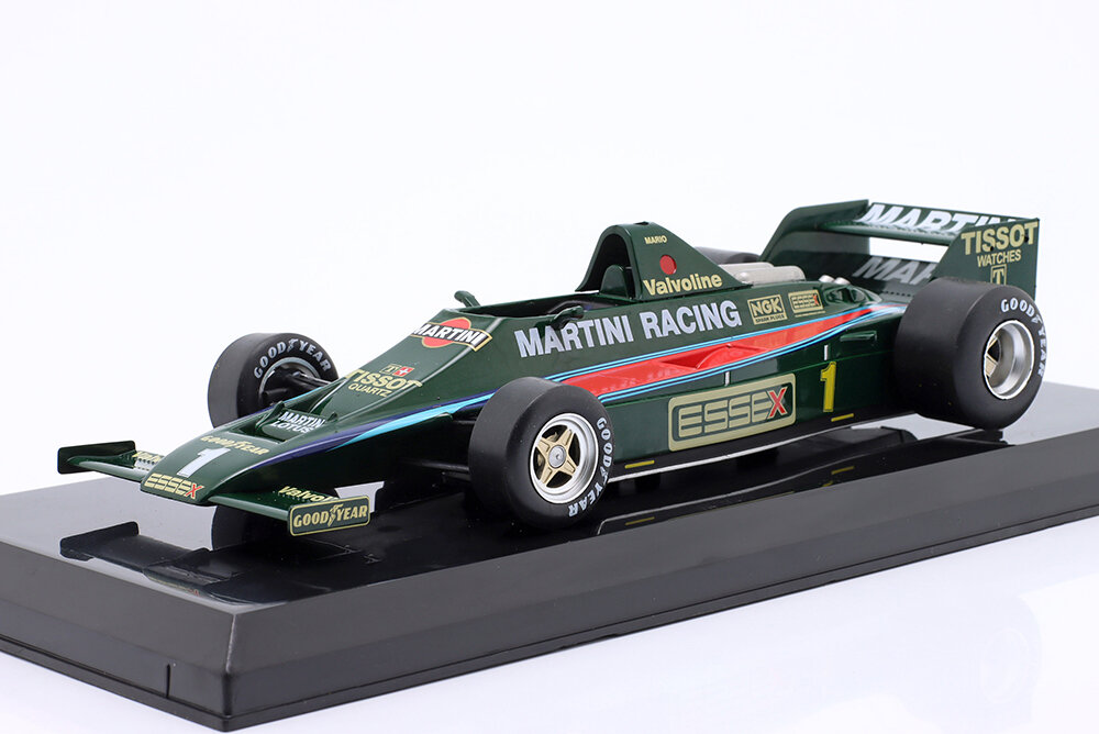 Модель коллекционная ALTAYA Lotus F1 80 team martini racing #1 season 1979 mario andretti blister box green