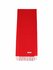 Шарф Jil Sander Fringed-edge scarf для девочек, красный