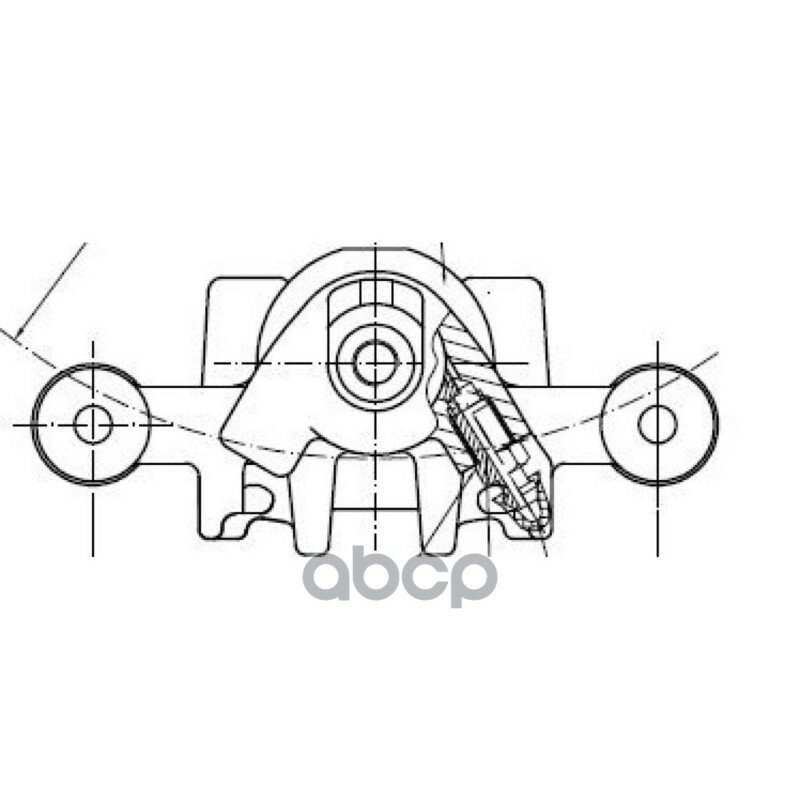 Суппорт торм. для а/м Hyundai Accent (05-)/Kia Rio II (05-) зад. лев. d=31мм (CF 084717) Trialli арт. CF084717 — фото 1