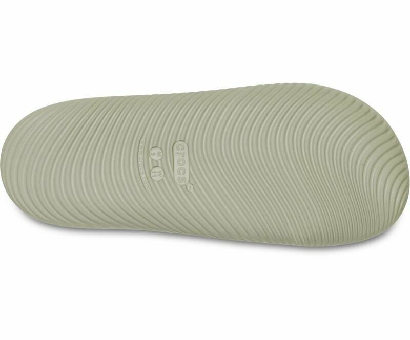 Шлёпанцы Crocs Mellow Slide, размер EU 41-42 M8W10 СМ 25.5, серый, бежевый — фото 1