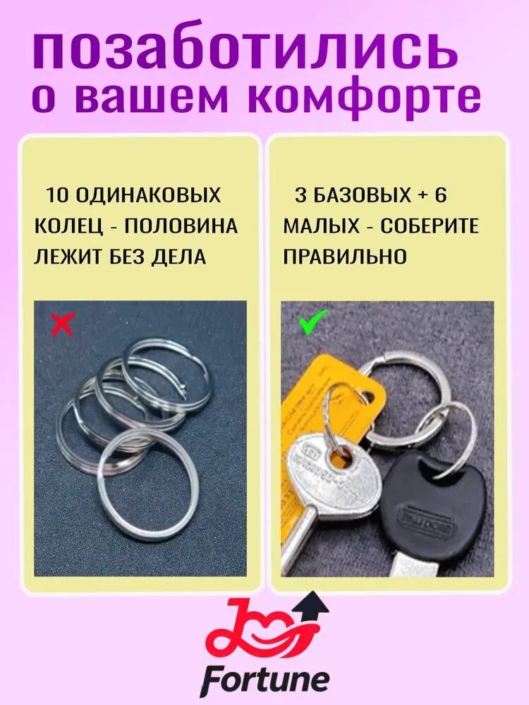 Бирка для ключа 9 шт. — фото 1