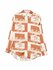 Рубашка Off-White Check-pattern skeleton-print shirt, размер 42