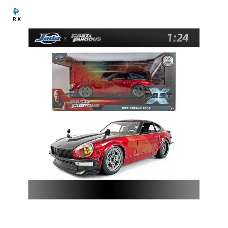 Модель автомобиля Jada 1:24 Fast & Furious 1972 Datsun 240Z