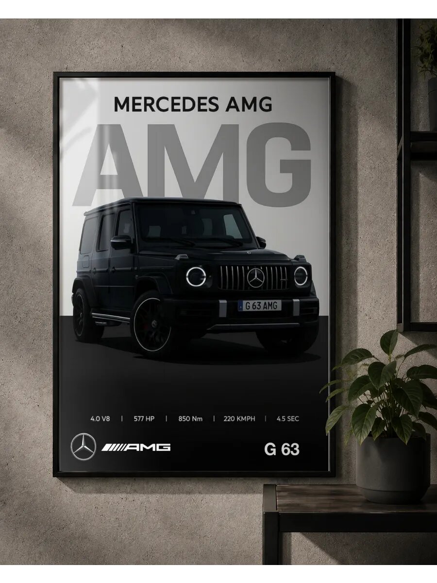 Постер Gelandewagen 812 A3 42X29.7 Гелендваген Гелик