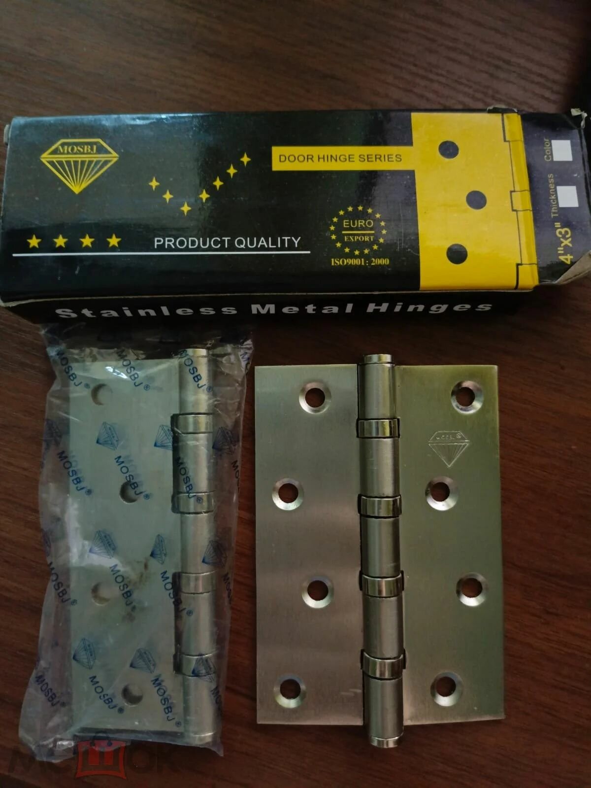 Универсальные дверные врезные петли. Серия: DOOR HINGE SERIES. MOSBJ