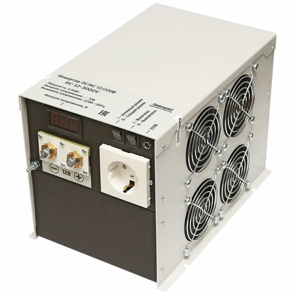 Преобразователь напряжения Сибконтакт ИС-12-3000V ЦБ-00003188