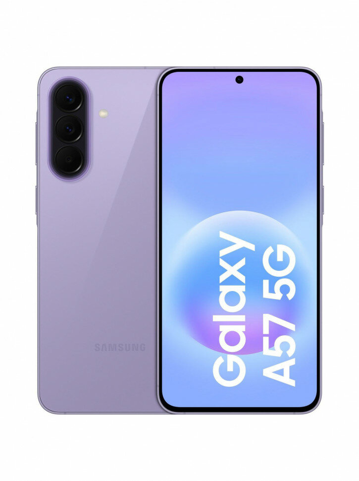 Смартфон Samsung Galaxy A57 12/512Gb сиреневый (Awesome Lilac)