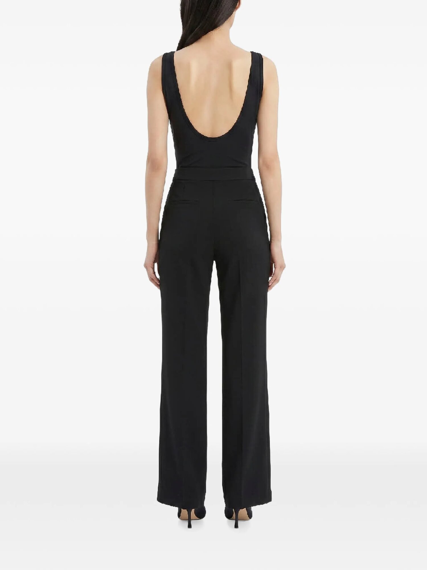 Боди бельевое WARDROBE.NYC Scoop-neck bodysuit, размер 42, черный — фото 1