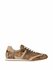 Кроссовки Lauren Ralph Lauren Dani python-embossed leather sneakers, размер 8, к...