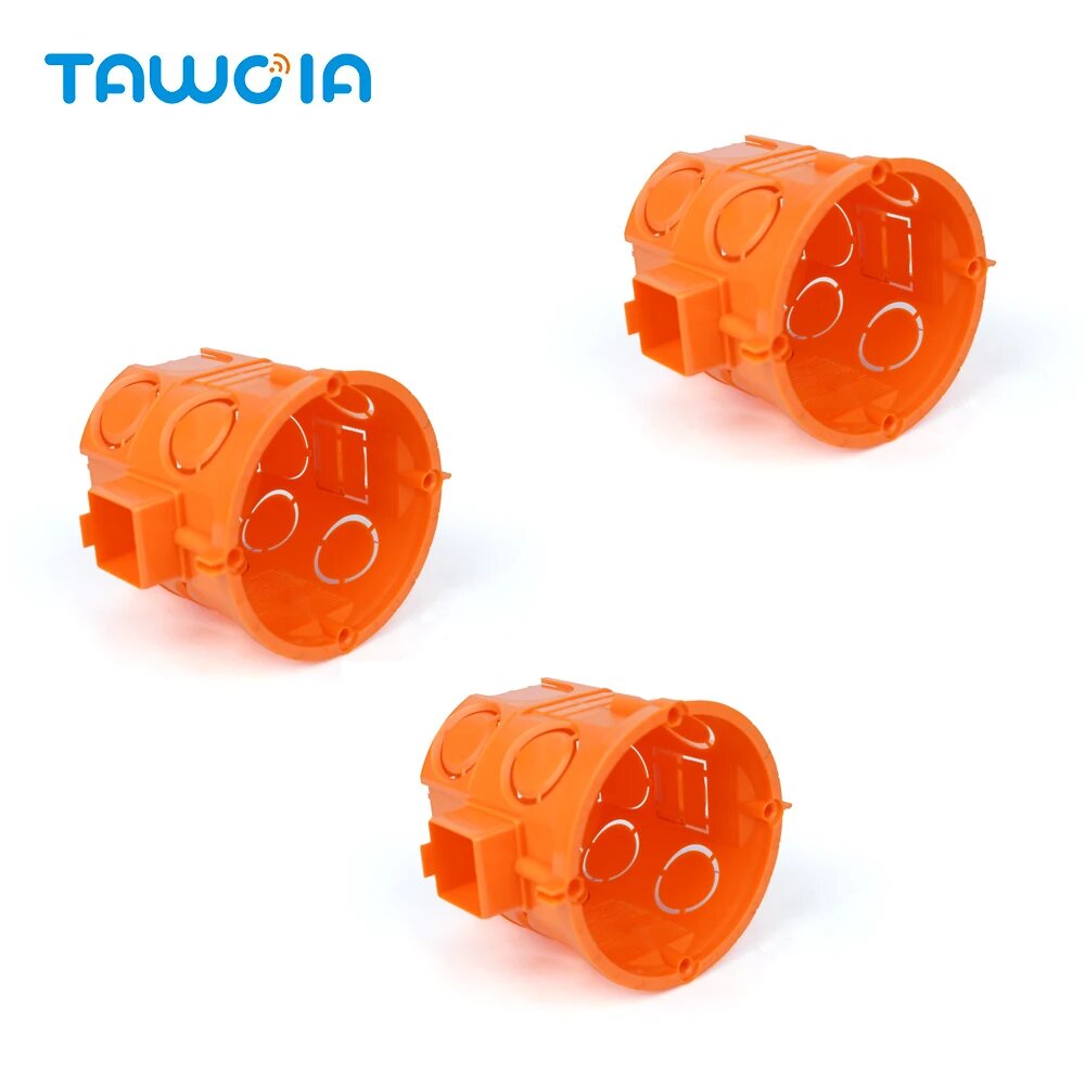 Коробки для монтажа TAWOIA WB-orange3, оранжевые, 3 шт. Orange 3