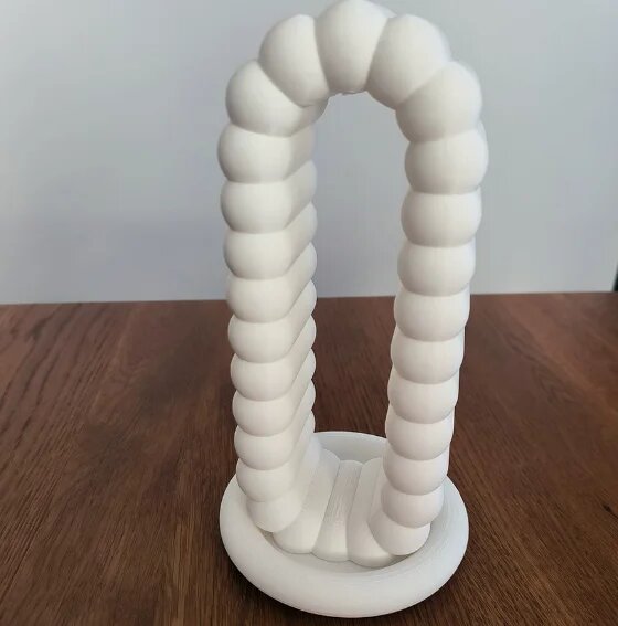 Белая подставка для наушников 3D печать