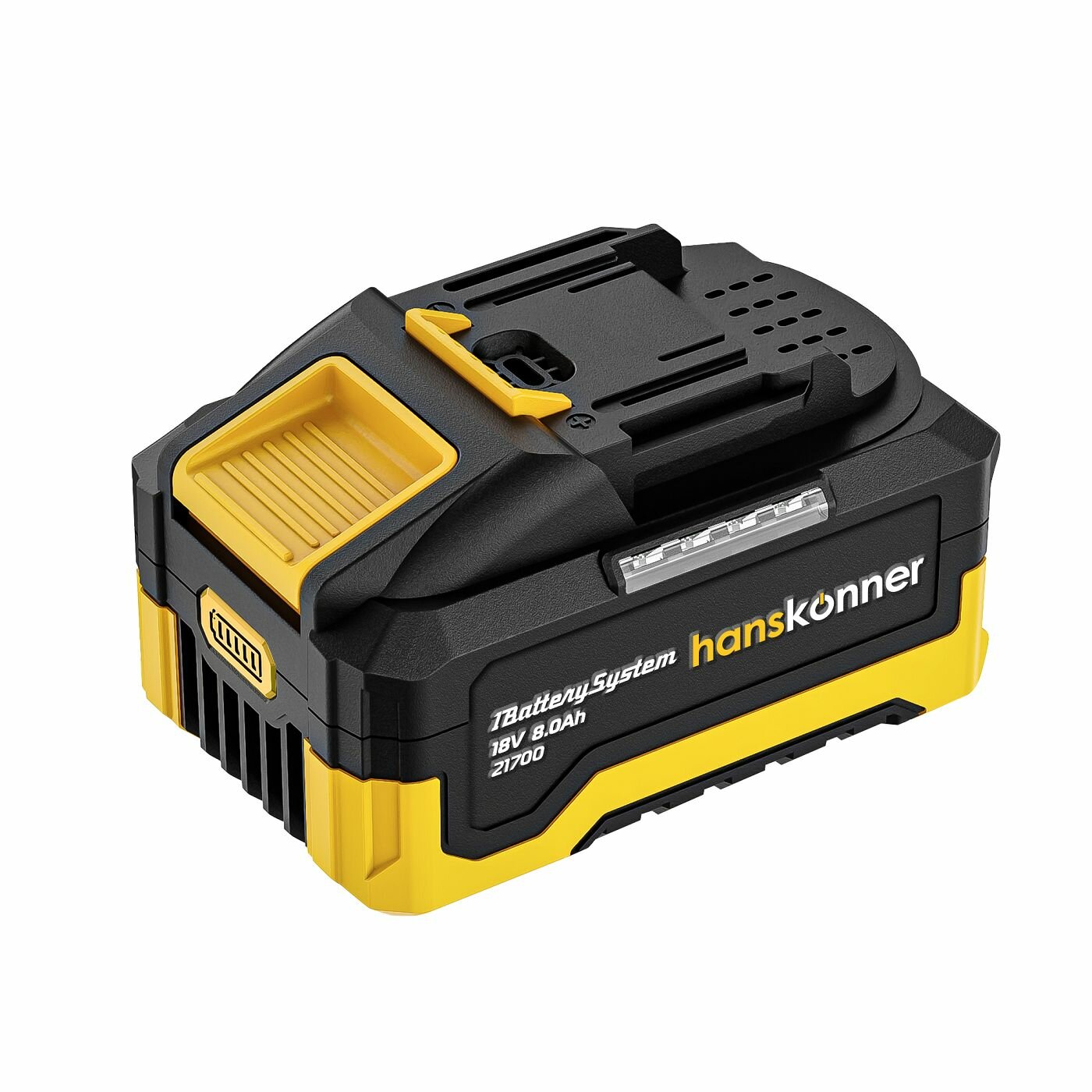 Аккумулятор для инструмента 18В, 8.0 Ач, система 21700 1BatterySystem, Hanskonner HBP2008HP
