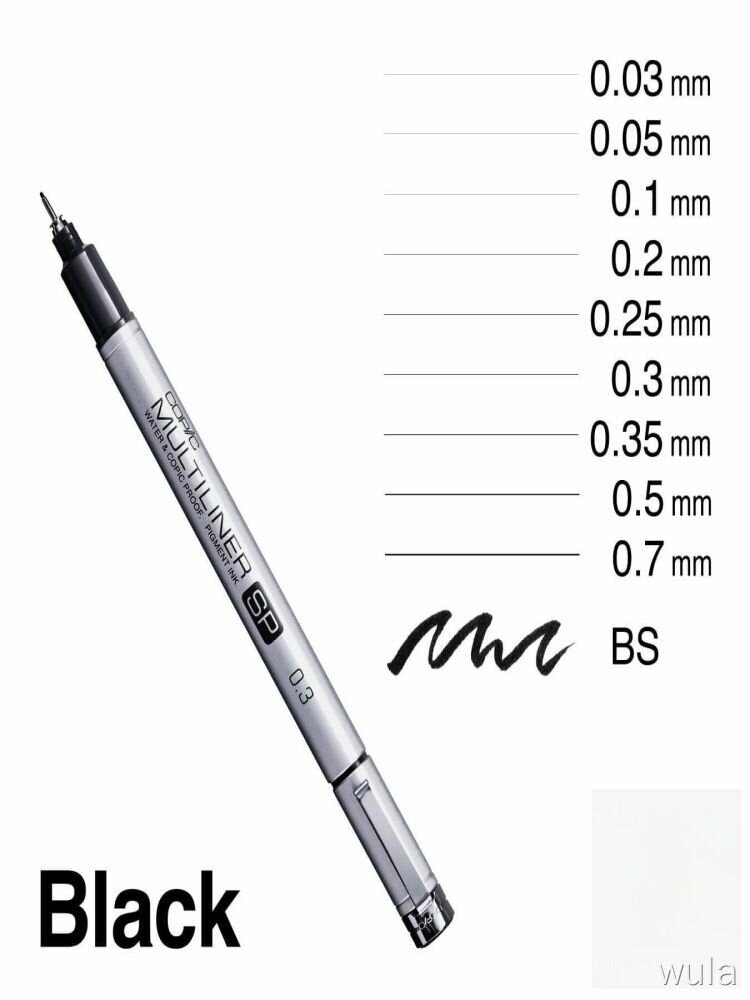 Маркер Copic MULTILINER SP Waterproof, 0.3mm, для рисования, творчества, 1 шт.