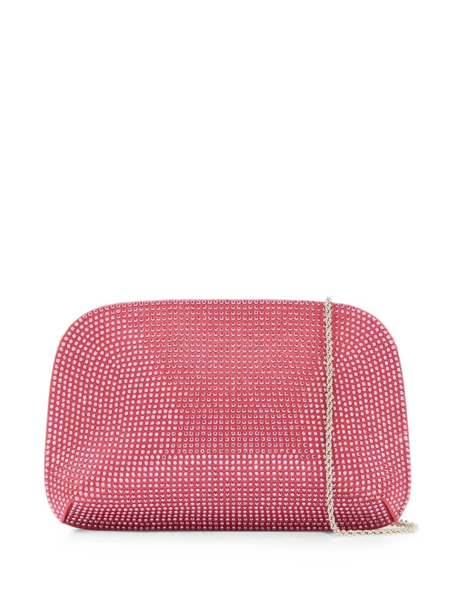 Сумка Crystal-embellished satin clutch bag