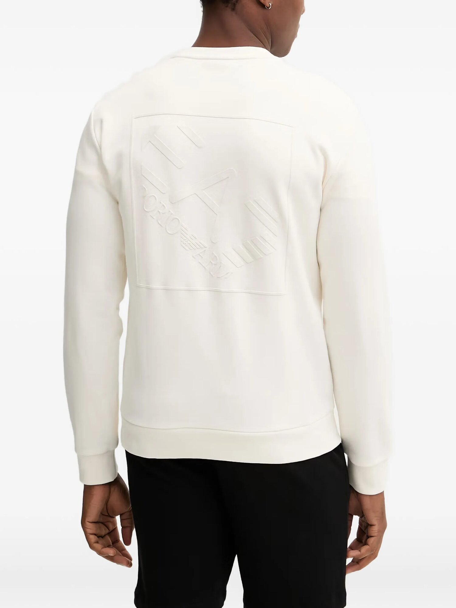Толстовка EA7 EMPORIO ARMANI Crew-neck sweatshirt, размер 46 — фото 1