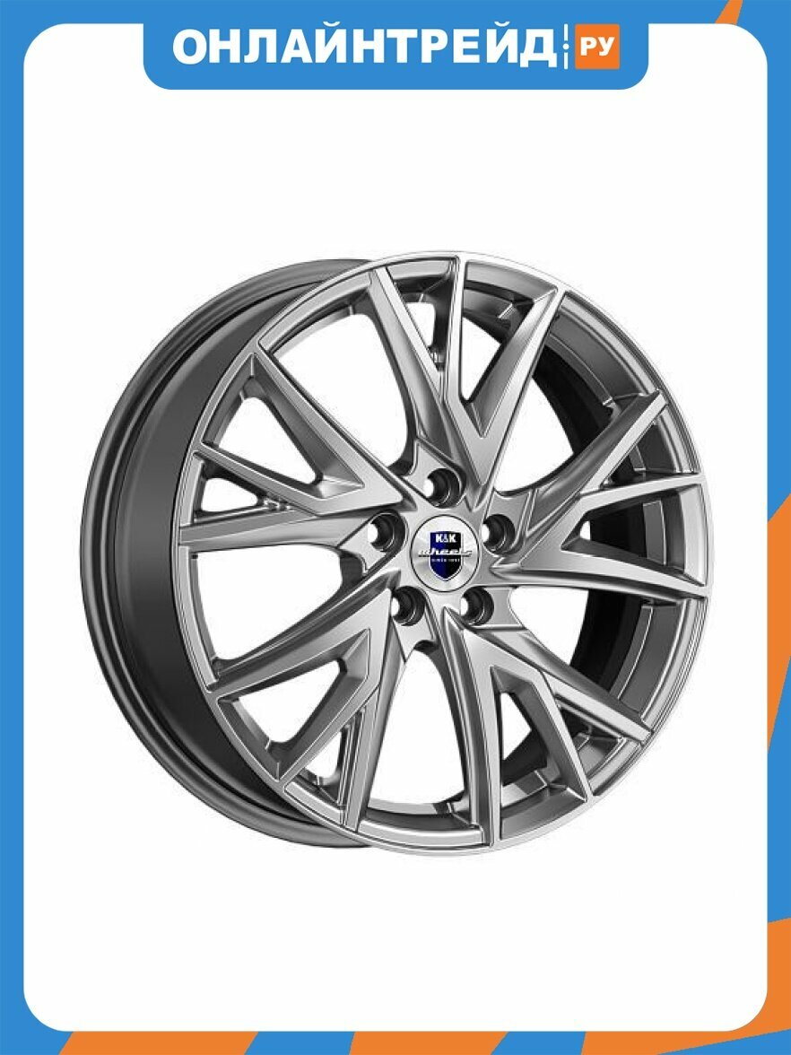 Диск K&k Кайлас (КС1054) 6.5x18 5/114.3 ET34 D66.6 дарк платинум (Арт.83470)