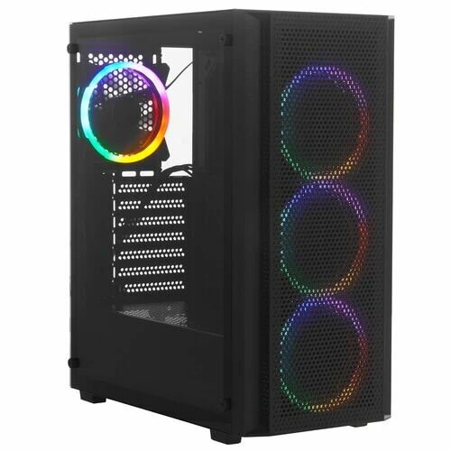 Компьютерный корпус XASTRA A311 4FRGB (A311-4FR12F) черный - Midi Tower, ATX, USB 2.0 Type-A, USB 3.2 Gen 1 Type-A