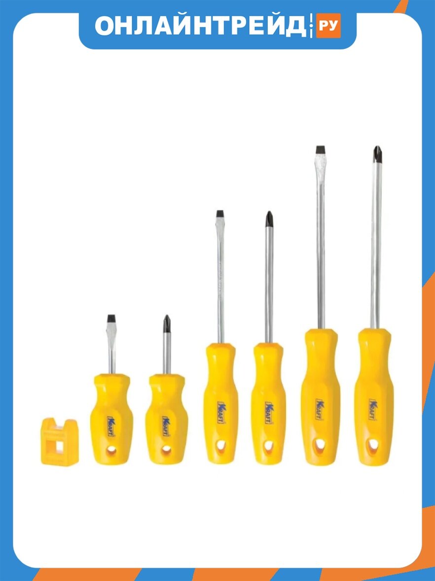 Набор отверток Kraft Master 7 в 1