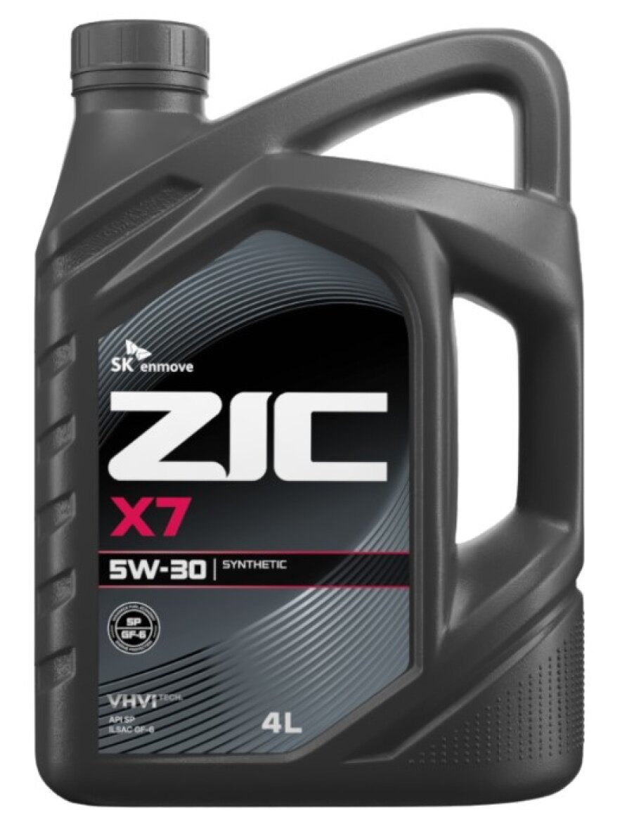 Моторное масло Zic X7 5W-30 синтетическое 4 л