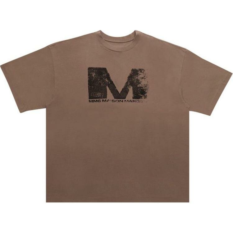 Футболка MM6 MM6 Maison Margiela 'Light Brown'