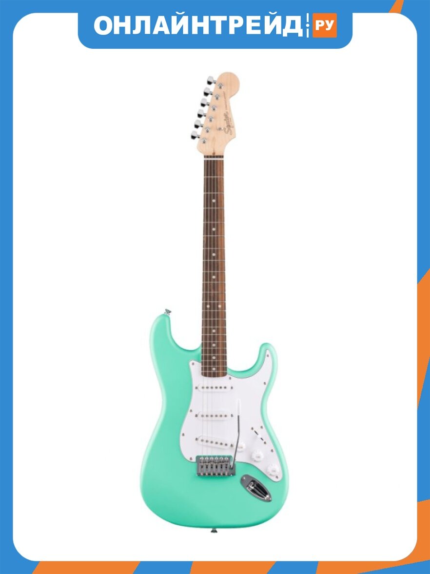 Электрогитара Squier FENDER DEBUT Stratocaster LRL SFM, зелёный