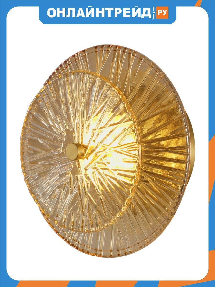 Настенный светодиодный светильник Moderli Brass V11022-WL
