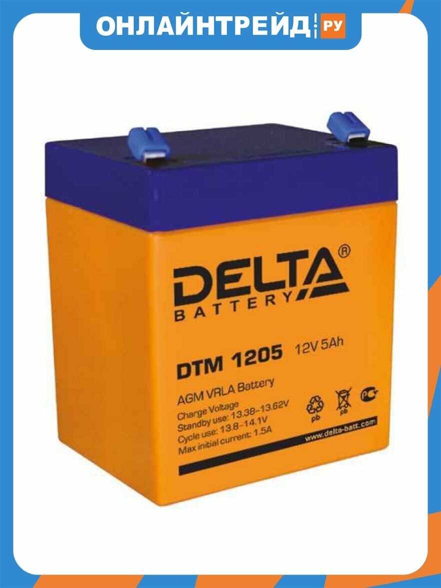 Аккумуляторная батарея для ИБП Delta Battery DTM 1205
