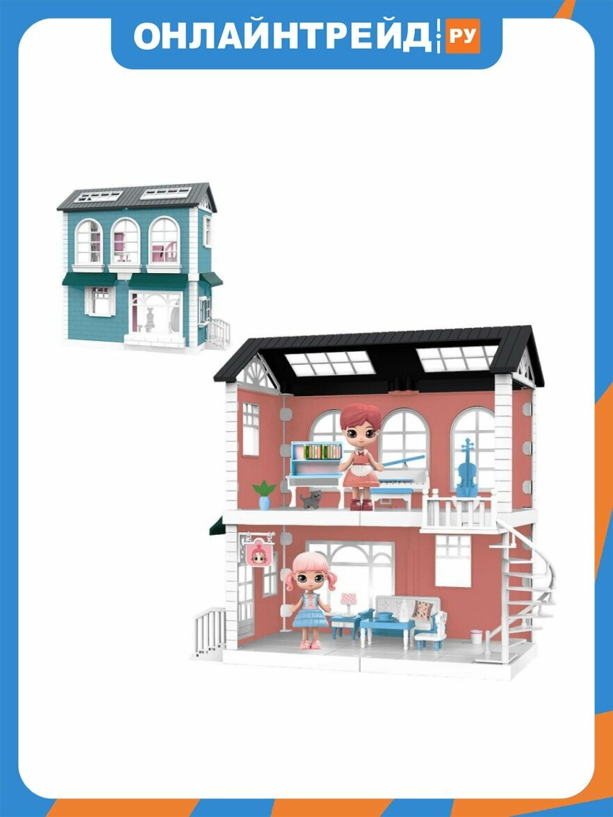 Игровой набор Abtoys WZ-11413 Модульный домик мини-куколки