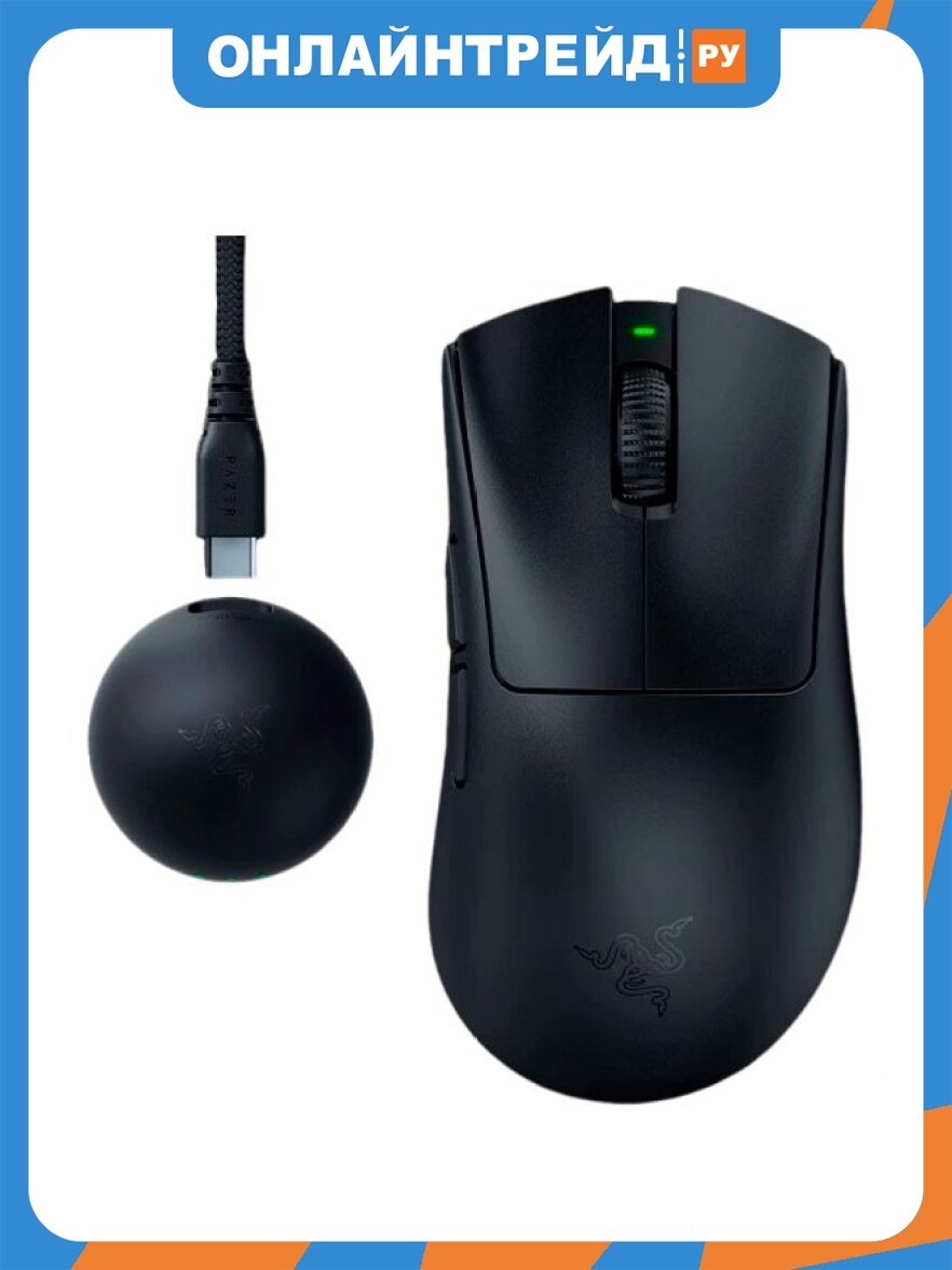 Мышь Razer DeathAdder V4 Pro черный (RZ01-05330100-R3G1)