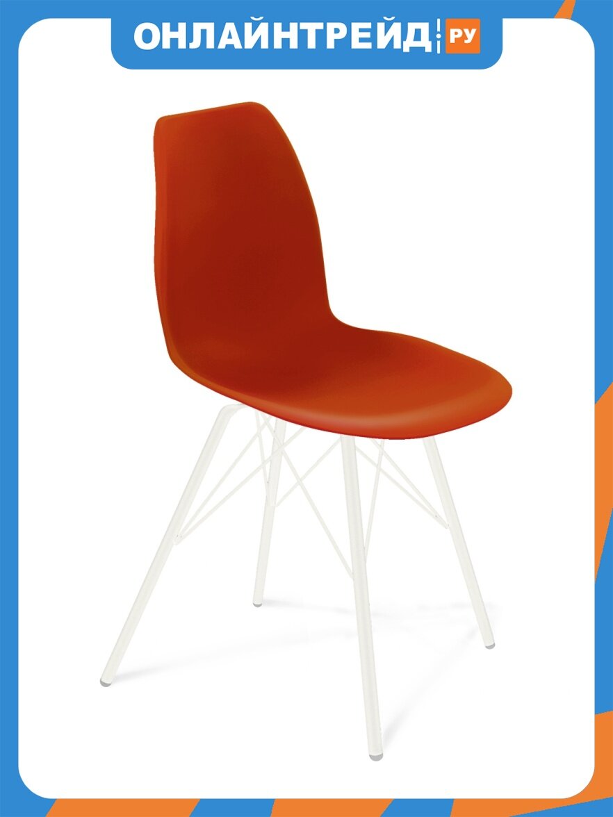 Стул Sheffilton SHT ST29/S37 красный ral3020/белый муар