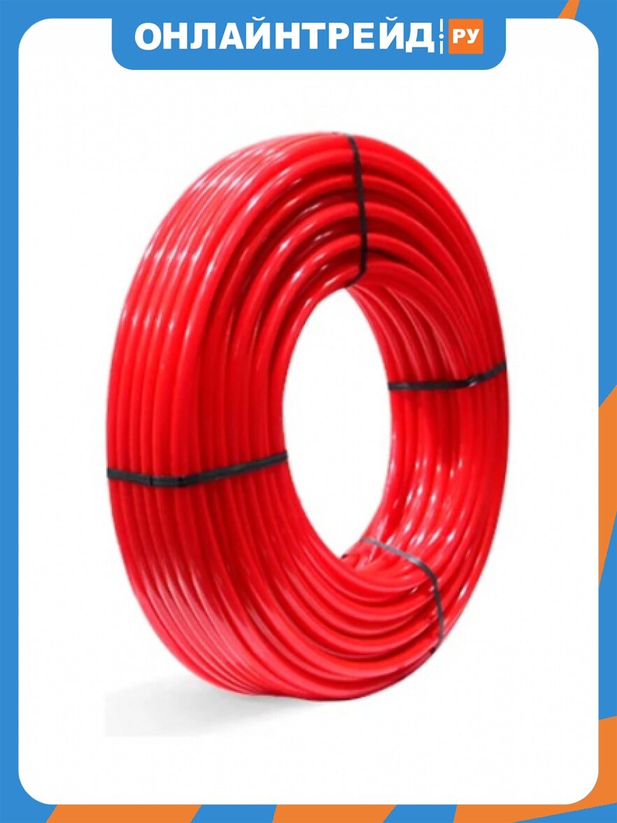 Труба Uni-fitt PE-Xb/EVOH 16 х 2.0, бухта 200 м, красная